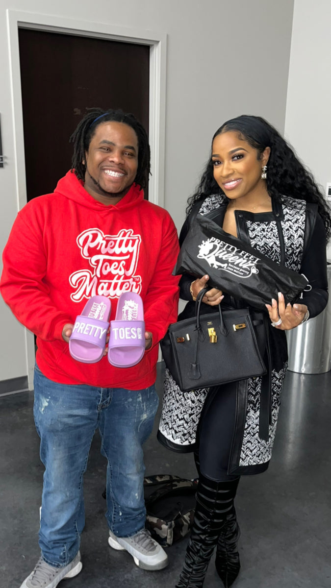 Pretty Toes Slides (Lavender) – Pretty Toes Matter®️