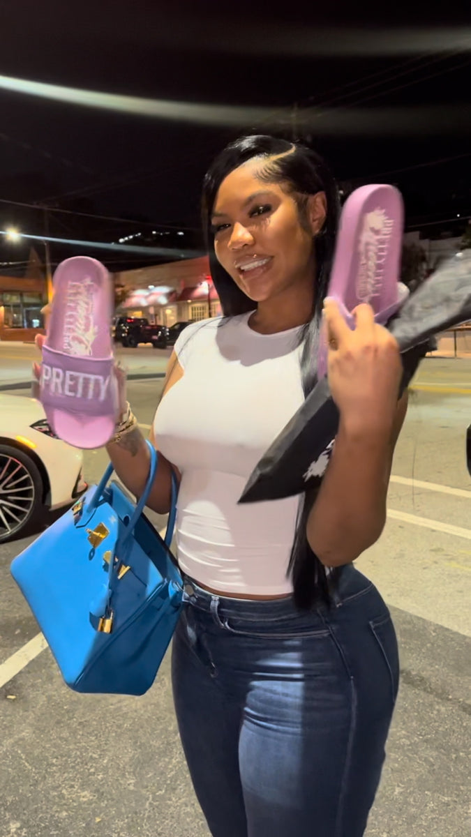 Pretty Toes Slides (Lavender) – Pretty Toes Matter®️
